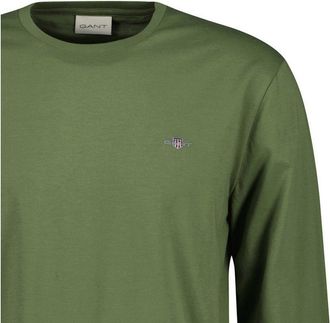 GANT T-Shirt Herren Longsleeve 1er Pack Baumwolle (Packung, 1er Pack)