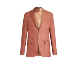 Etro Brauner Leinenblazer im klassischen Stil - - Jackets - Herren - Braun - 2XL