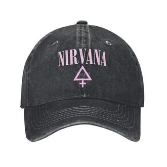 Generic Casquette dHomme, Casquette de Baseball Nirvana Sun Style Style de Rue Couple Femmes Chapeau de Routier lav&eacute; Cadeau de Casquette Hippie &agrave; Motif Respir