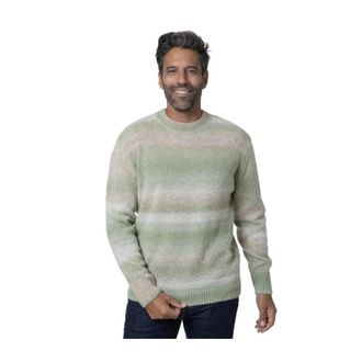 Altea Gr&uuml;ner Rundhalsausschnitt Alpakamischungspullover - - Knitwear - Herren - Mehrfarbig - XL