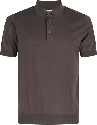 Paolo Pecora Homme, Tops, Brun, Taille: 2XL Maglia A Polo