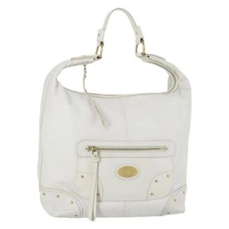 Bally Pre-owned Ledertasche - - Pre-owned - Damen - Wei&szlig; - ONE SIZE