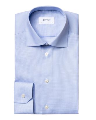 Eton Business-Hemd mit Pepita-Muster, Contemporay Fit in