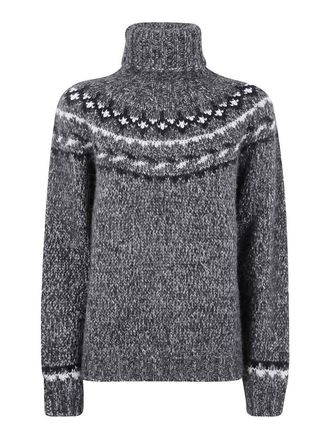 P.A.R.O.S.H. P. A.R. O.S. H. Pull Col Rond - Gris