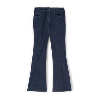 Motivi Kick Flare Jeans mit B&uuml;gelfalte - - Jeans - Damen - Blau - M