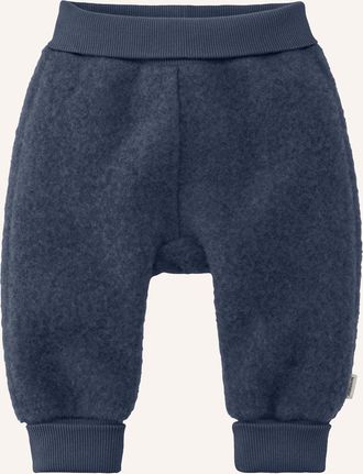 Hessnatur Hessnatur Wollfleece Hose blau