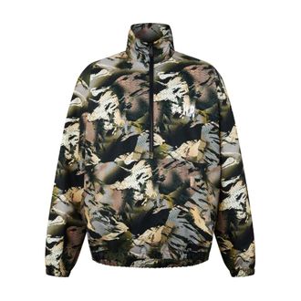Heron Preston Camo Logo Tape Windbreaker Jacke - - Jackets - Herren - Mehrfarbig - M