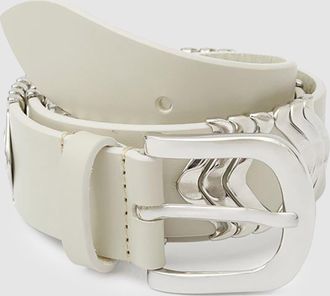 Isabel Marant Ceinture Tehora Craie Silver