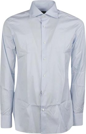 Ermenegildo Zegna Langarm Lux Tailoring Hemd - - Shirts - Herren - Blau - XL