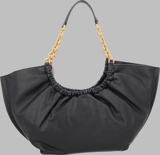 Michael Michael Kors Womens Tote Bag Indie Black Leather Shoulder