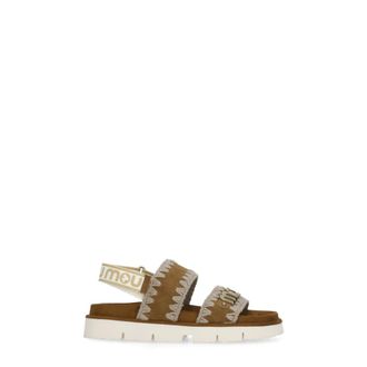 Mou Femme, Chaussures, Brun, Taille: 36 EU Flat Sandales