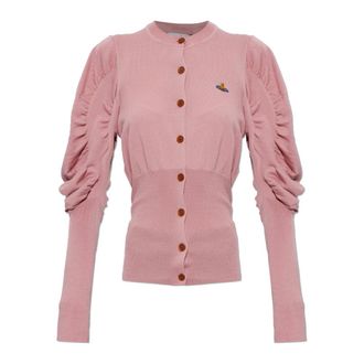 Vivienne Westwood Femme, Pulls, Rose, Taille: 38 FR Eli Wool Cardigan