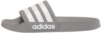 adidas Unisex Adilette Shower Slides, Grey Three / Cloud White / Grey Three, 40.5 EU