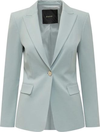Pinko Pinko, Femme, Vestes, Bleu, Taille: 36 FR New Signum Blazer