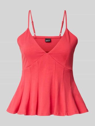 Gina Tricot Tr&auml;gertop mit V-Ausschnitt Modell Peplum
