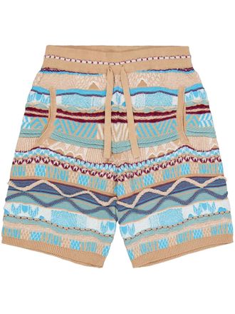 Laneus short à motif en jacquard - Tons neutres