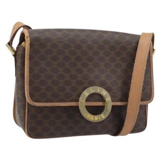 Celine Sac bandouli&egrave;re Vintage Pre-owned - Femme - Pre-owned - Brun - Taille: ONE Size