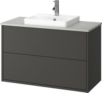 IKEA HAVBÄCK / ORRSJÖN Waschbschr+Schubladen/Waschb/Mibatt