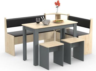 ebuy24 Eckbankgruppe Sitzgruppe Esal Maxi