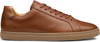 CHARLES TYRWHITT Sneaker aus Leder mit Gummisohle - Dunkles Gelbbraun