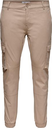 Only & Sons Herren Cargo Hose ONSCAM Stage 6687 - Tapered Fit - Grau W27-W38, Gr&ouml;&szlig;e:30W / 30L, Farbe:Chinchilla 22016687