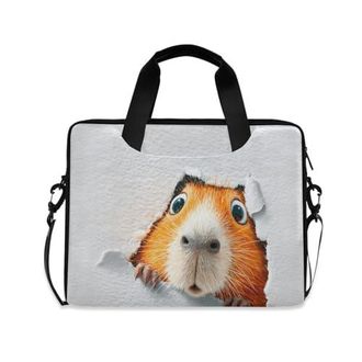 Alaza Sac pour ordinateur portable de 40,6 à 15,6 pouces - Joli sac à bandoulière Capybara pour ordinateur portable de 40,6 à 15,6 pouces - Pour homme et fe