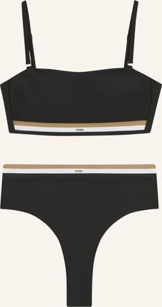 HUGO BOSS Bikini-Unterteil Iconic Hw Brazilian schwarz