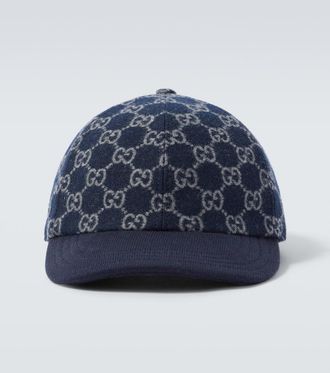 Gucci Baseballcap GG aus Woll-Jacquard