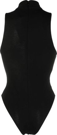 DAVID KOMA Star-Embellished Bodysuit - Black