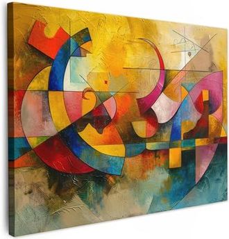 MuchoWow © Impression sur Toile Decoration Murale Peinture 70x50 cm Tableaux Decoratifs Muraux Décoration Chambre Art - Abstrait - Moderne