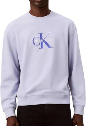 Calvin Klein Jeans Sweat Bleu Homme 350terry Mono