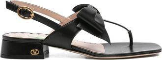 Valentino Garavani Sandalen - Sandals Black - Gr. 37,5 (EU) - in Schwarz - f&uuml;r Damen
