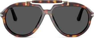 Persol unisex, Accessoires, Brun, Taille: 57 MM Lunettes de soleil