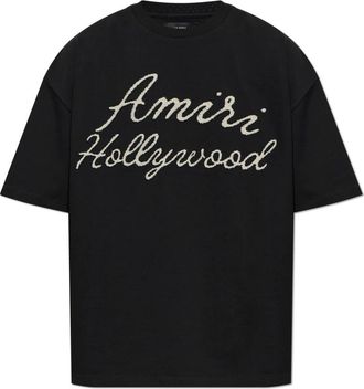 Amiri Homme, Tops, Noir, Taille: S T-Shirt Logo