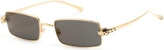 Cartier Ct0473S 001 Sonnenbrillen - - Accessories - unisex - Gelb - 54 MM