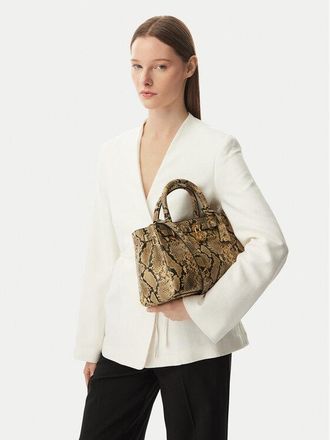Tommy Hilfiger Handtasche American Icon Mini Tote Snake AW0AW18818 Braun
