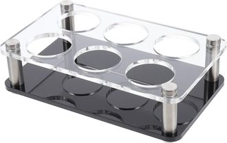 Cabilock Acryl Schnapsgläser Halter Multifunktional Bar Shot Glass Organizer Transparent Langlebig Modernes Design für Party und Zuhause