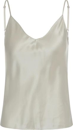 Sablyn Sablyn, Femme, Tops, Beige, Taille: 36 FR Gloria Silk Top