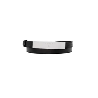 Patrizia Pepe Femme, Accessoires, Noir, Taille: S Ceinture &Eacute;troite en Cuir