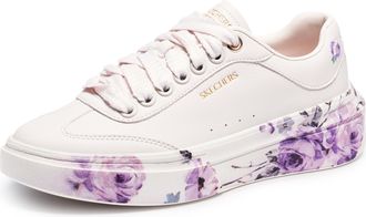 Skechers Damen Cordova Classic Painted Flora Sneaker, Rose, 38 EU