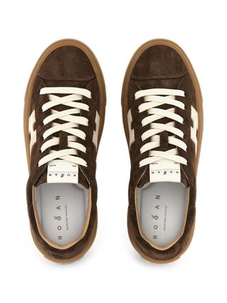 Hogan Suede Platform Skate Sneaker - Brown