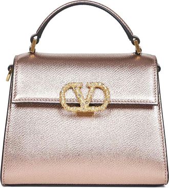 Valentino Garavani Femme, Sacs, Rose, Taille: ONE Size Loc&ograve; Small Shoulder Bag