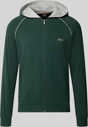HUGO BOSS Regular Fit Sweatjacke aus Baumwoll-Mix Modell Mix&Match Jacket H