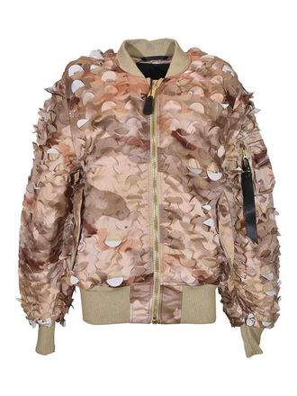 Alpha Industries Bomber - Beige Fonc&eacute;