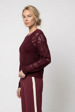 Monari Strickpullover Pullover Cornelly Regular fit mit Rundhalsauschnitt