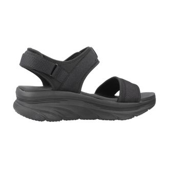 Skechers Femme, Chaussures, Noir, Taille: 40 EU Sandales plates élégantes pour femmes