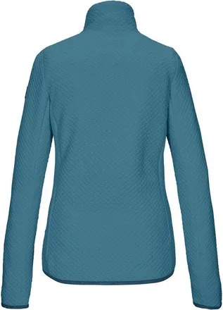 Killtec Strickjacke KOS 79 WMN FLX JCKT Powerstretchjacke mit Flechtmuster, 2-Wege-Stretch, Kinnschutz