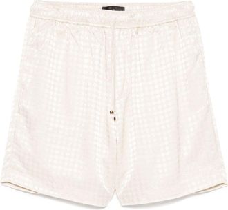 Amiri Ma Quad Jacquard-Shorts - Nude