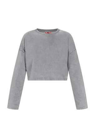 Mymo Sweatshirt Frauen grau