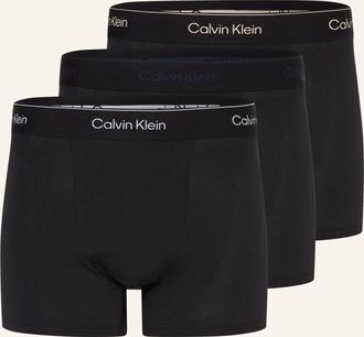 Calvin Klein 3er-Pack Boxershorts Icon Cotton Relaxed Fit schwarz
